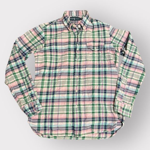 Ralph Lauren | Shirts | Vintage Ralph Lauren Flannel Button Up Shirt ...